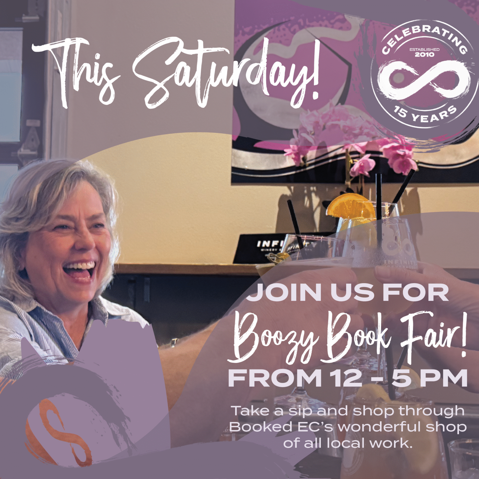 Sip, Shop, & Support Local at the Boozy Book Fair 📚🍷 – Infinity ...
